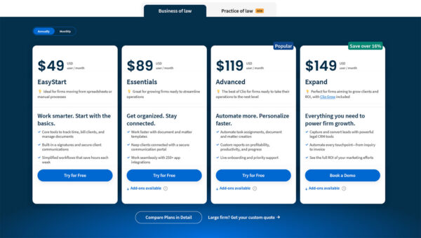 Clio Grow Review: Client Intake and CRM for Lawyers | Inbound Legal